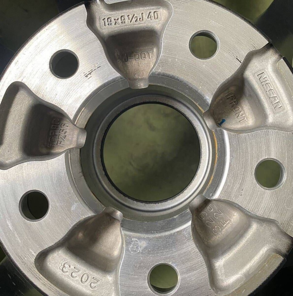 JDM RZ34 400Z Forged Rays RAYS Genuine Wheel New Fairlady Z 9.5J+40/PC ...