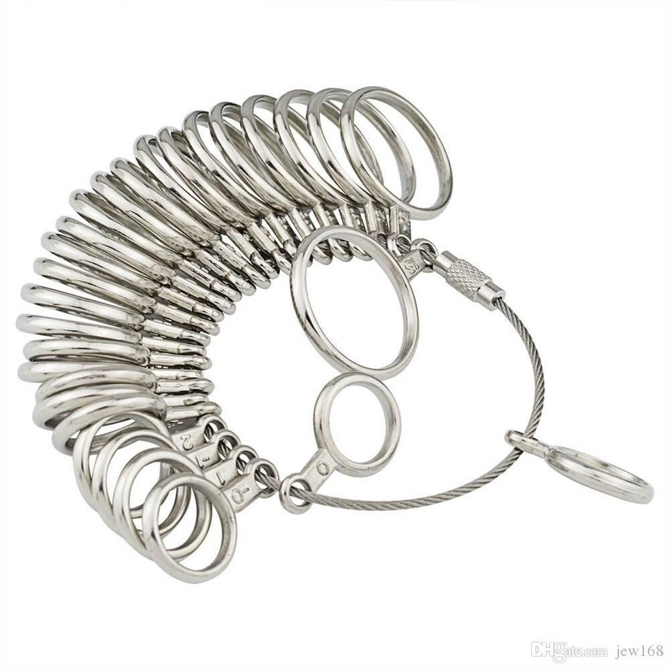 RING SIZER FINGER MEASURE GAUGE BRITISH UK A-Z SIZES FOR MEN & WOMEN ...