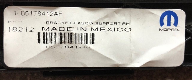 Bumper Mounting Bracket Front Mopar 05178412AF fits 2013 Dodge Journey ...
