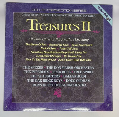 SEALED LP “Treasures II” W/ Speers, Imperials, Oak Ridge Boys… Gospel ...