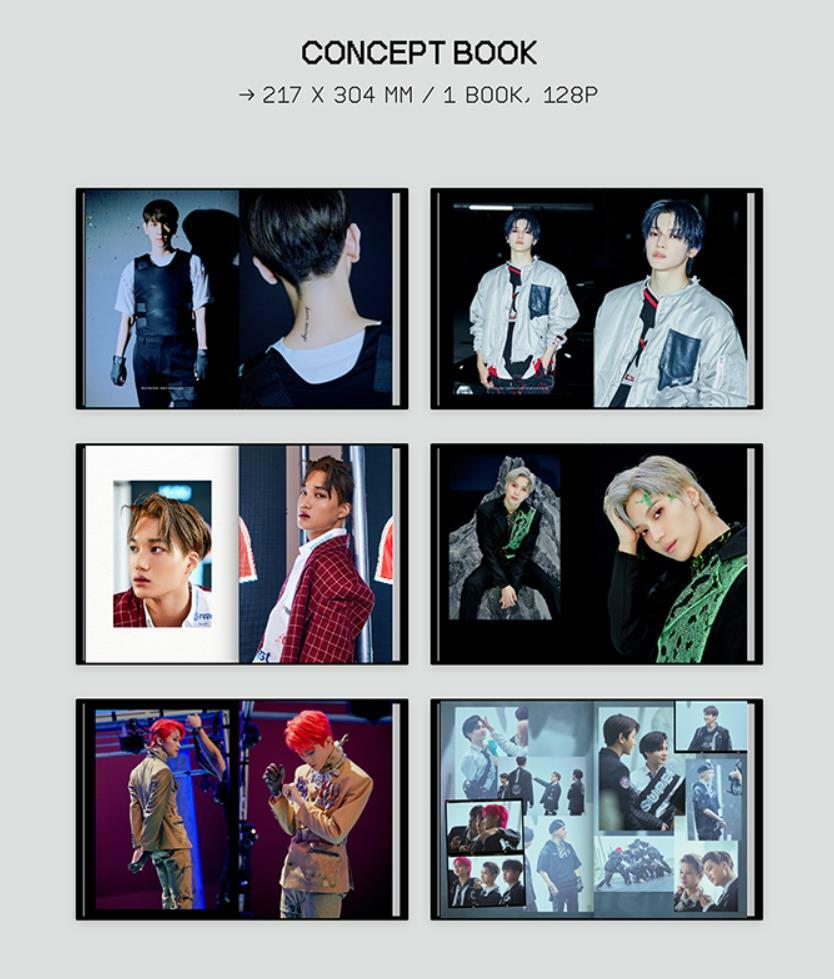 SuperM 1st Album Concept Book Super One K-POP PHOTOBOOK + PHOTOCARD ...