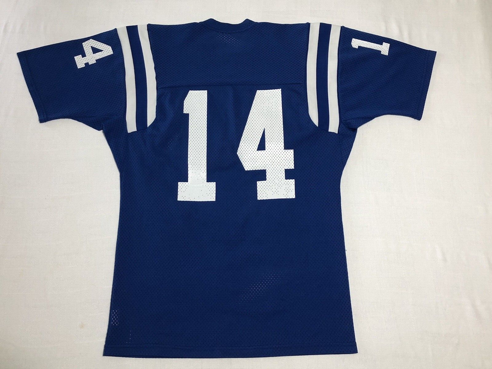 RARE 1984-86 MacGregor Sand Knit Indianapolis Colts Pro Model Game Jersey Size L | eBay