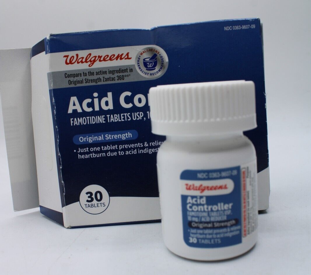Walgreens Original Strength Acid Controller 30 Tabs, Open Box, Expiry 9 ...