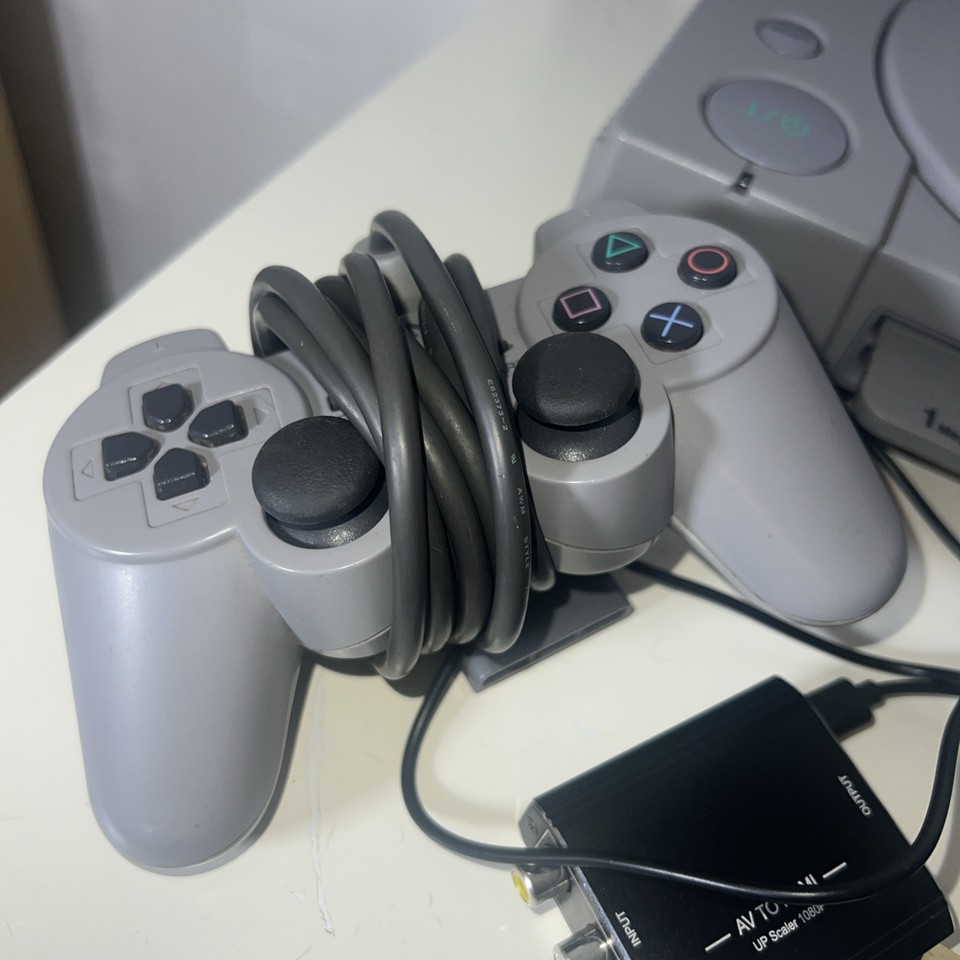 PS1 Ready To Play Bundle X3 Games 2x Controllers | eBay UK