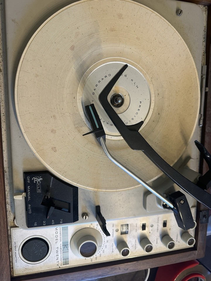 VNT KLH Model Twenty 20 Stereo Turntable Receiver 45 Rpm Record Player ...