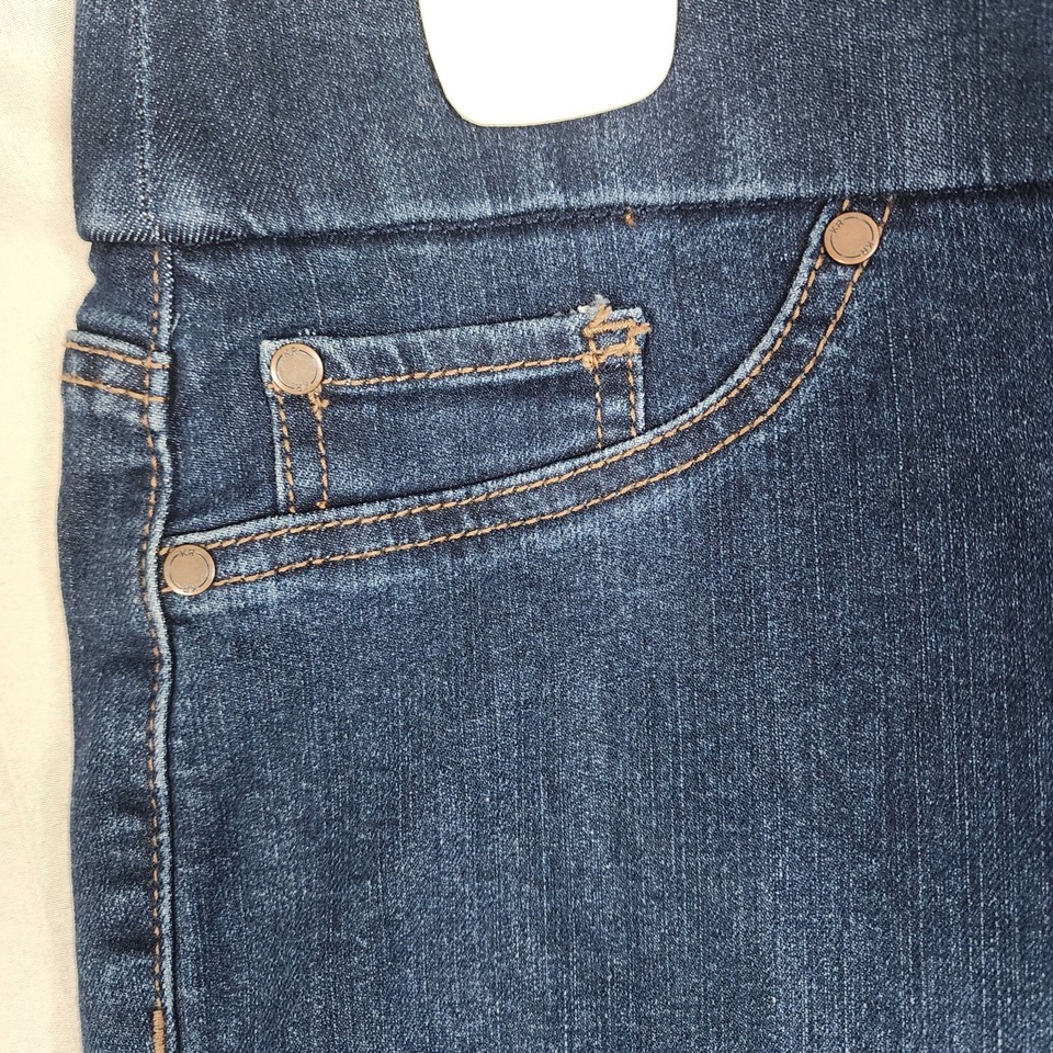 New w/tag KIM ROGERS Size 14 Pull On Coastal Wash Tummy Control Denim Jean Pants | eBay
