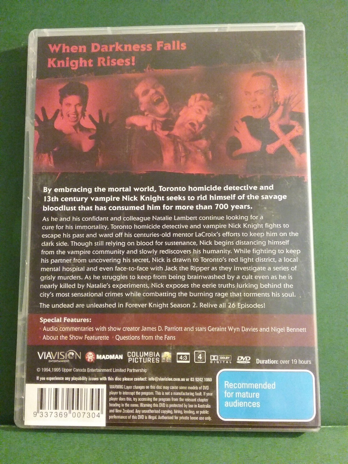 Forever Knight : Season 2 (DVD, 1992) for sale online | eBay