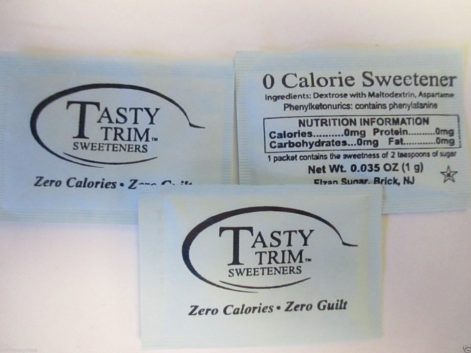 GENERIC SUGAR SUBSTITUTE ASPARTAME BLUE 2000 PACKETS SWEETENER | eBay