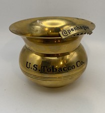 1998 Copenhagen Snuff US Smokeless Tobacco Brass Cuspidor Spittoon Only ...