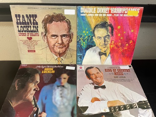 HANK LOCKLIN LP LOT of (4) Vintage Vinyl Lp's Nice Collection of ...