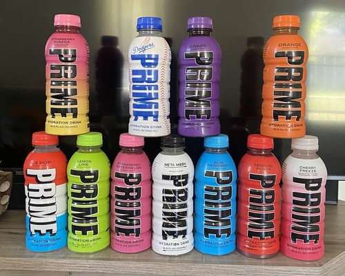 11 collector prime hydration drinks has some rare flavors, orange ...