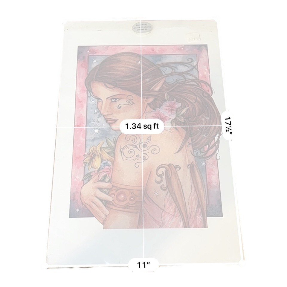 Vintage Fantasy Mystical Fairy Fae Art Print By Marjolein Gulinski Dead ...