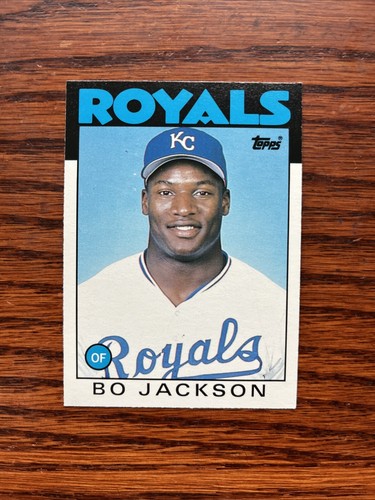 1986 Topps Traded Bo Jackson #50T RC Rookie Card Royals | eBay