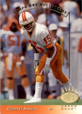 1993 Upper Deck Sp Courtney Hawkins Tampa Bay Buccaneers #258 Football ...