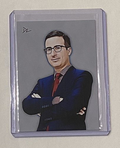 John Oliver Limited Edition Artist Signed “Last Week Tonight” Trading ...