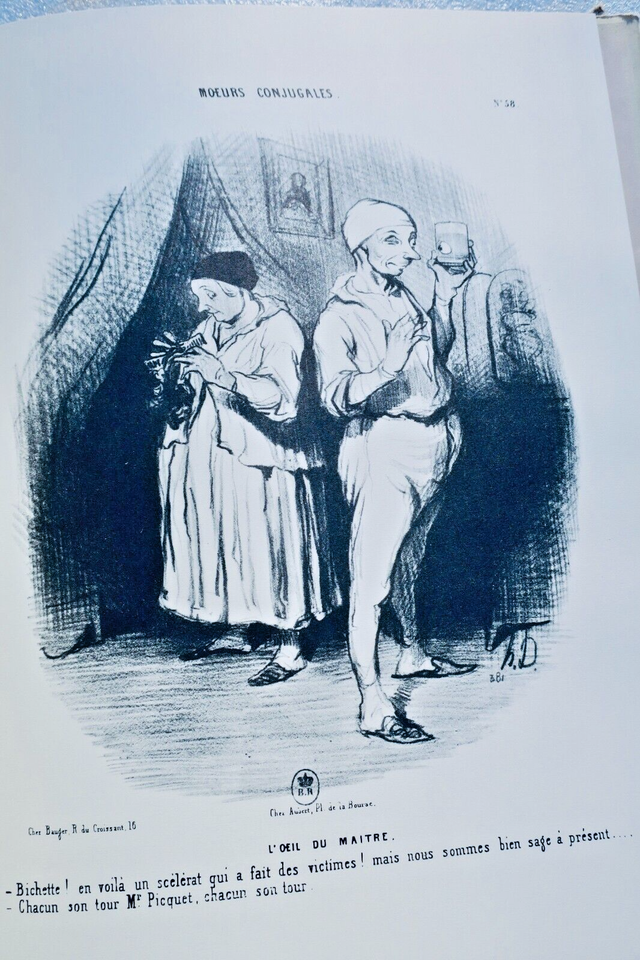 Curiosa DAUMIER (Honoré) Conjugal Customs | eBay UK