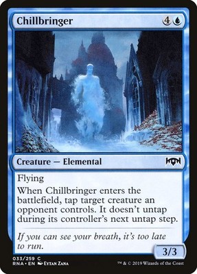Chillbringer FOIL Ravnica Allegiance NM Blue Common MAGIC MTG CARD ...