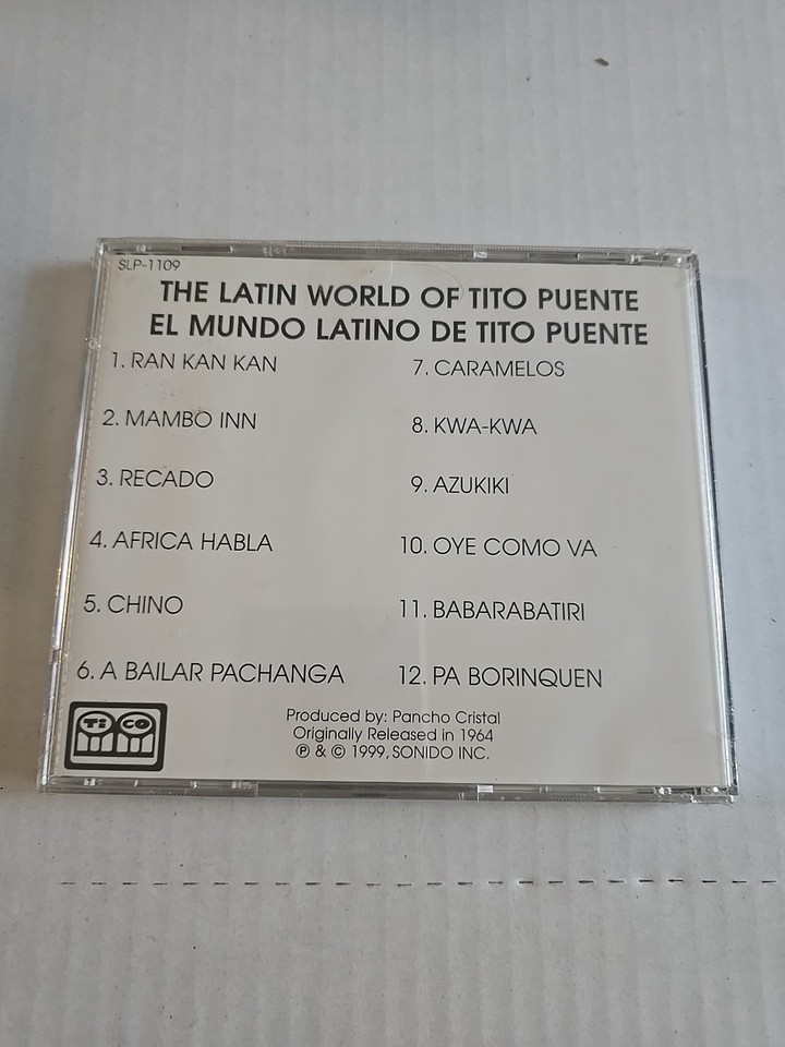 TITO PUENTE LATIN WORLD OF ORIG TICO RECORDS SALSA DESCARGA CD SEALED ...