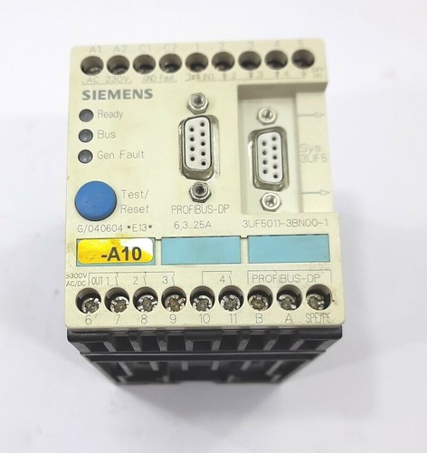 Siemens 3UF5011-3BN00-1 Simocode-DP Basic Unit Profibus DP interface 1. ...