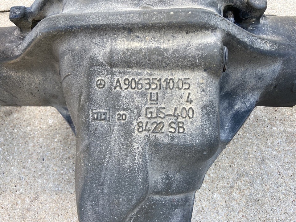 2007-2024 MERCEDES SPRINTER 3500 Rear End Axle Differential 52:11 4,727 ...