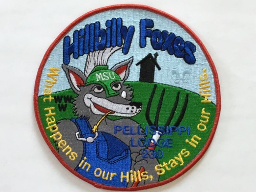 Pellissippi Lodge 230 NOAC Hillbilly Foxes Jacket Patch | eBay