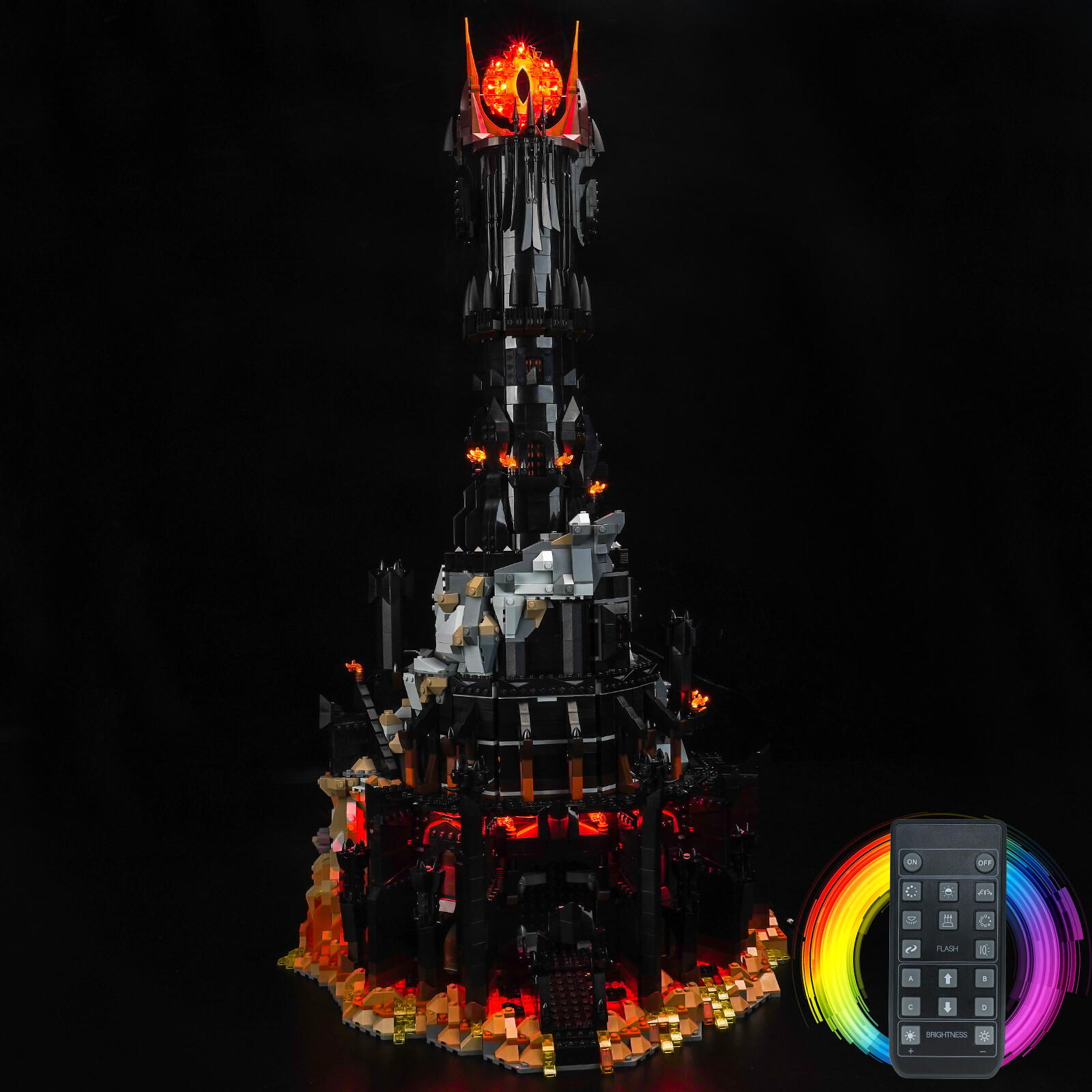 LocoLee LED Light Kit for Lego 10333 The Lord of the Rings: Barad-dûr ...