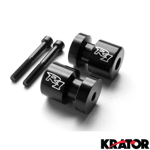 R1 Logo Black Swingarm Spool Sliders Motorcycle For Yamaha R6 YZF-R6 ...