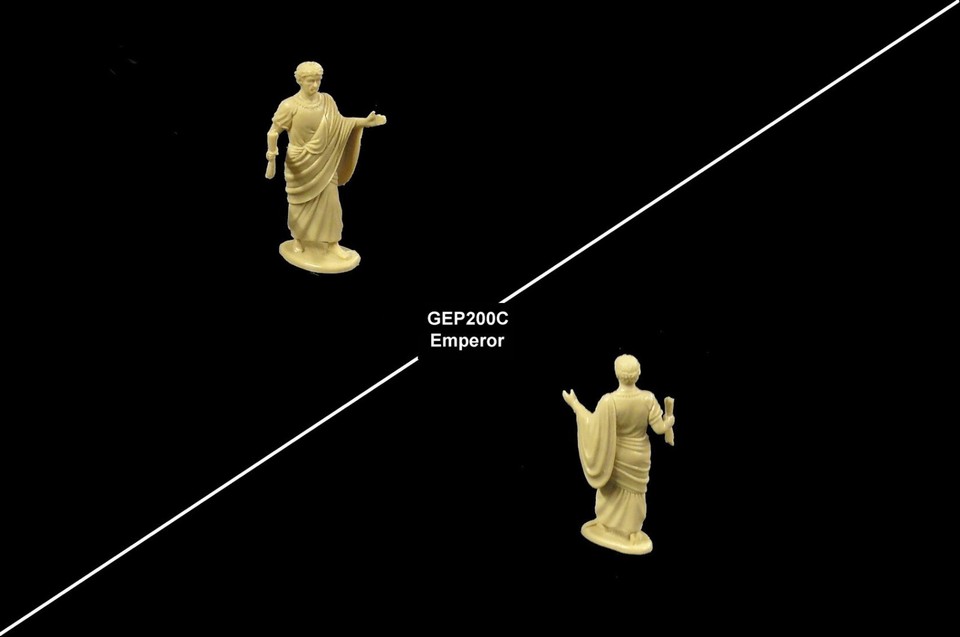 MARX Ben Hur Emperor Empress Lion Tiger colosseum clips 54mm plastic ...