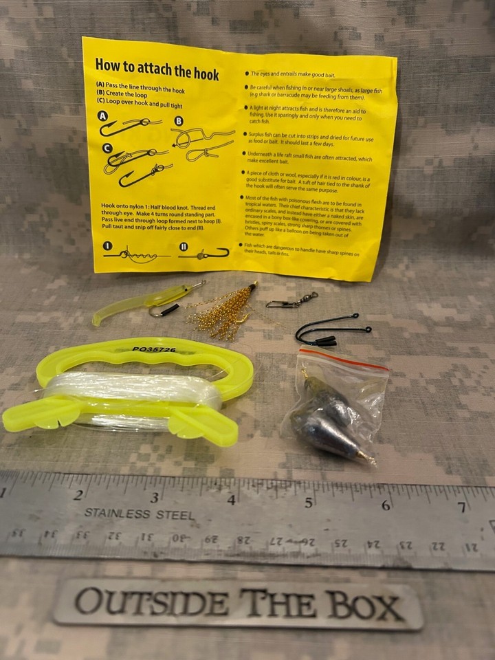 Emergency/Survival: BCB Liferaft Fishing Kit, Ultralight, Pocket Sized ...