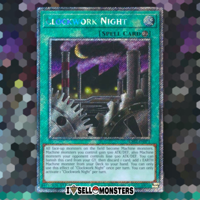 Yu-Gi-Oh! TCG 1x Clockwork Night RA03-EN071 x1 YUGIOH! PSR | eBay