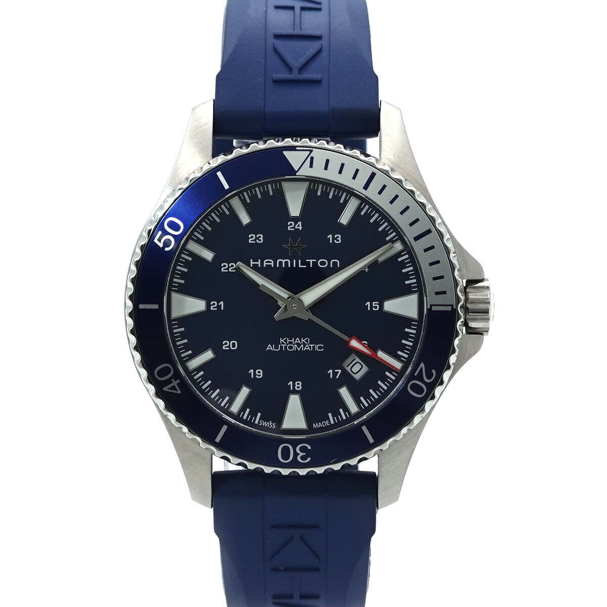 Hamilton Khaki Navy Blue Men's Watch - H823450 for sale online | eBay