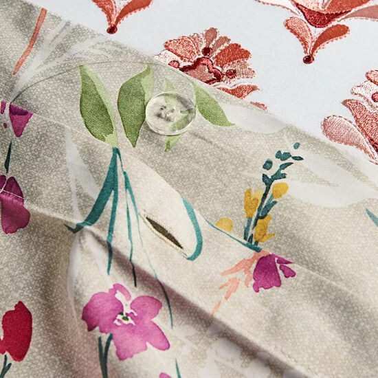 $350 NEW Sky 3 PC SET Autumn Posies Comforter Duvet Cover + 2 Shams ...