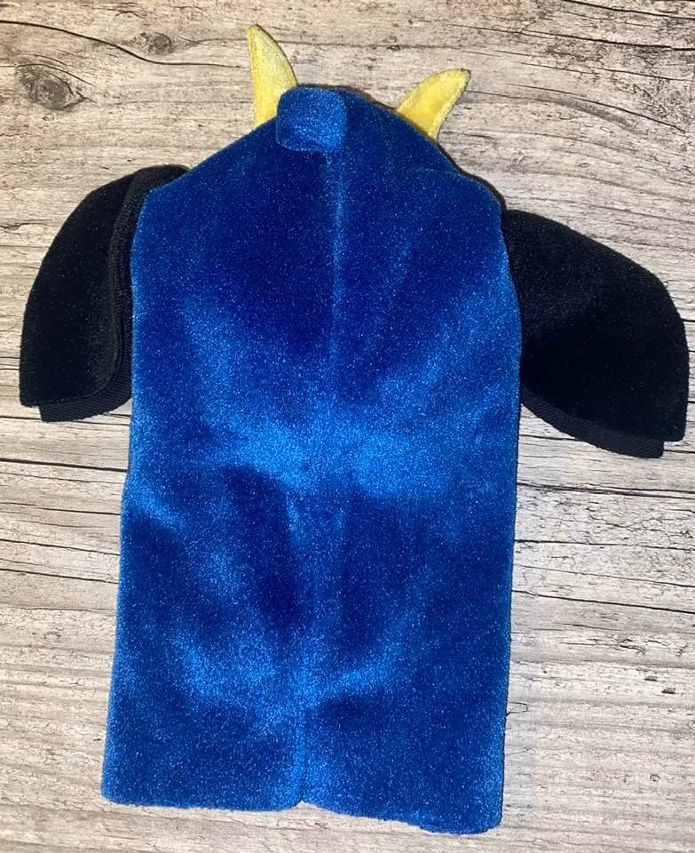 BABY EINSTEIN Kids II 2006 Blue Vincent Van Gogh GOAT Hand PUPPET Plush ...