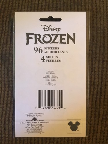 Disney FROZEN Princess 192 Sticker 8 Sheets NEW Lot Of 2 RARE Set | eBay