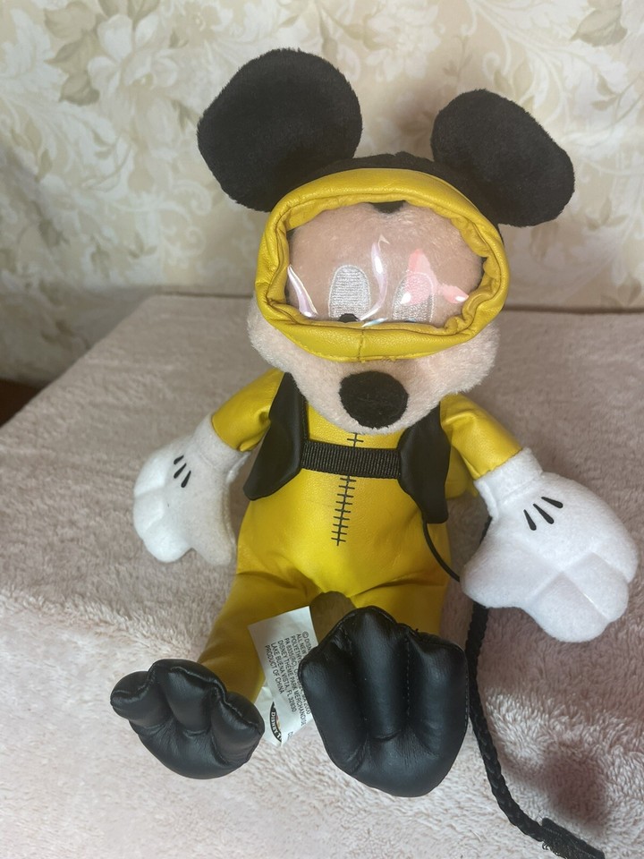 Vintage Diving Mickey Mouse Plush Disney. Yellow Goggles | eBay