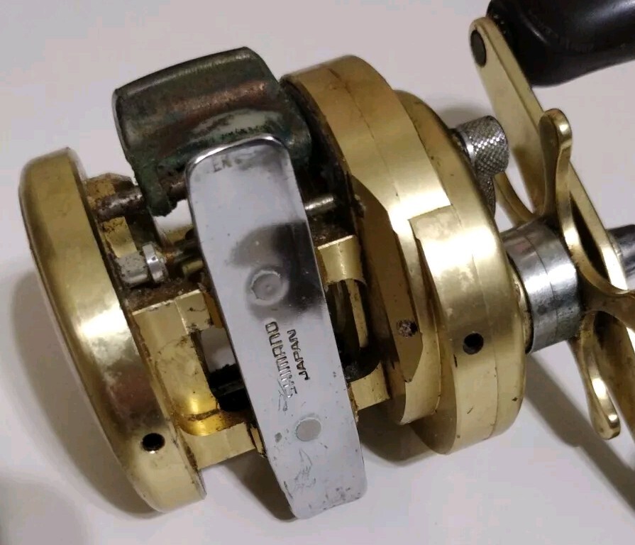 Rare Shimano Calcutta TE 100GT Baitcasting Fishing Reel Gold Total ...