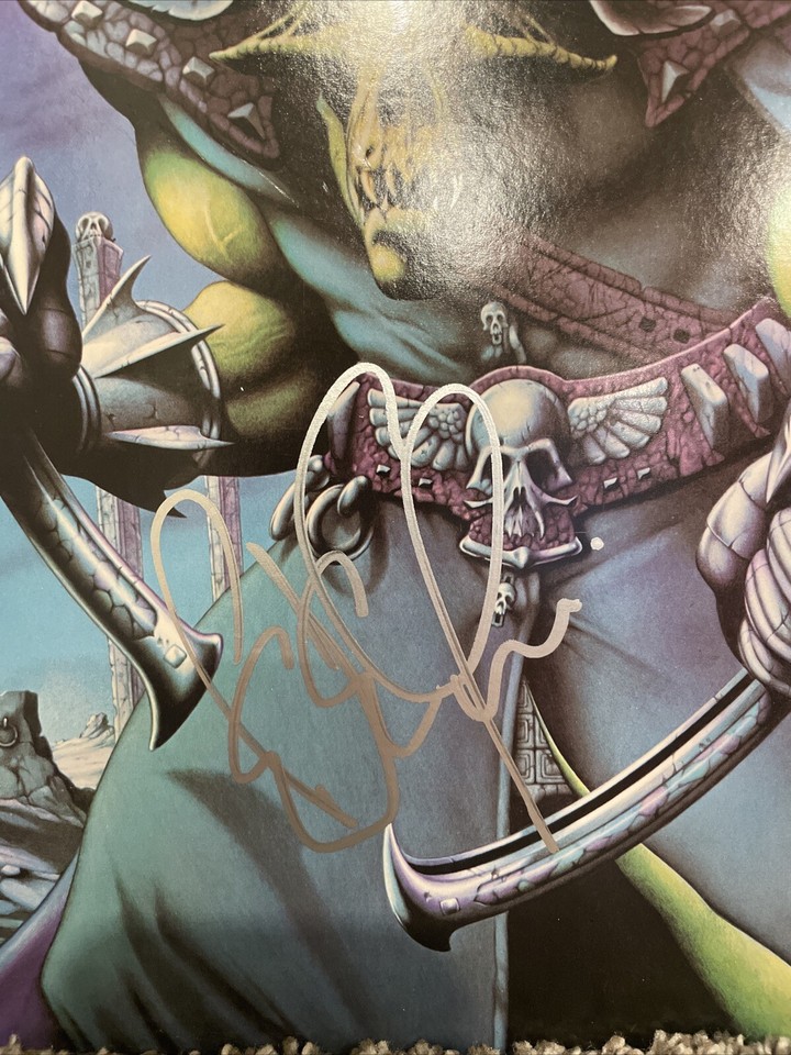 Nazareth Signed Autographed No Mean City LP Vinyl RARE Rock Pete Agnew ...