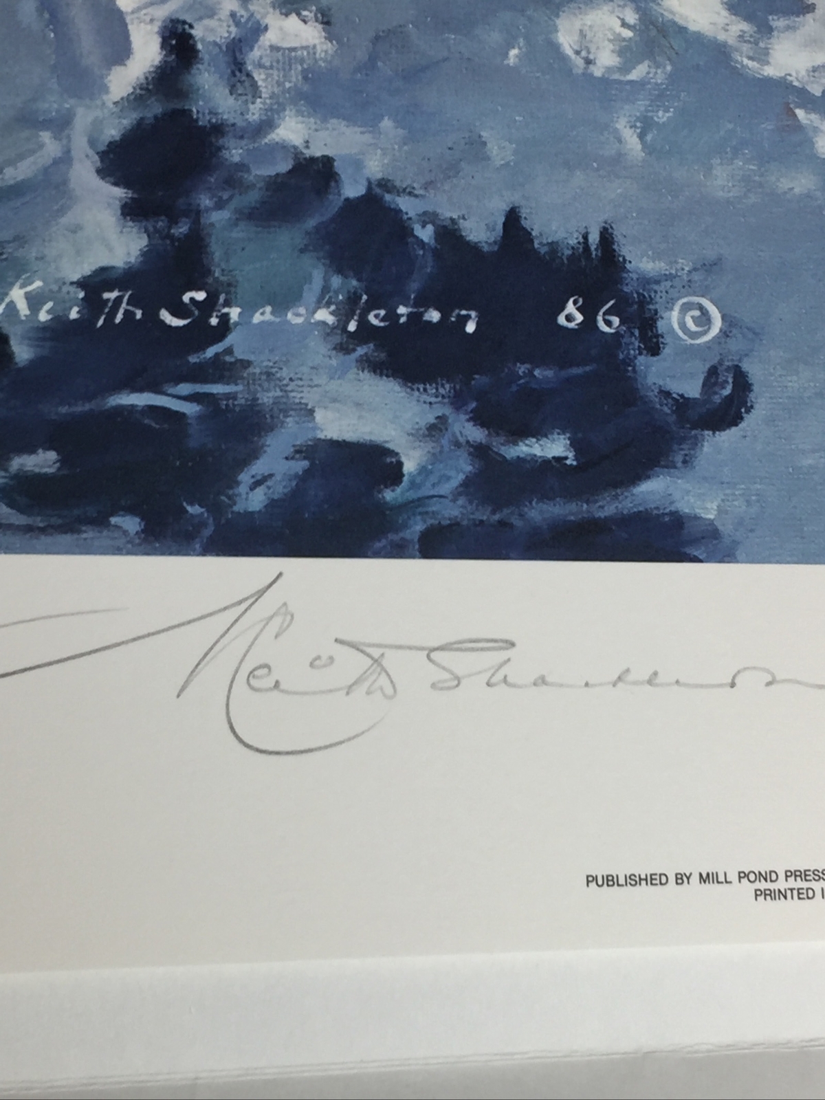 Keith Shackleton, North Atlantic, 255/950,1986,Mint Artist Signed | eBay