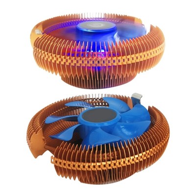 Blue LED CPU Air-cooled CPU Fan PC Cooling Radiator CPU Air Fan | eBay