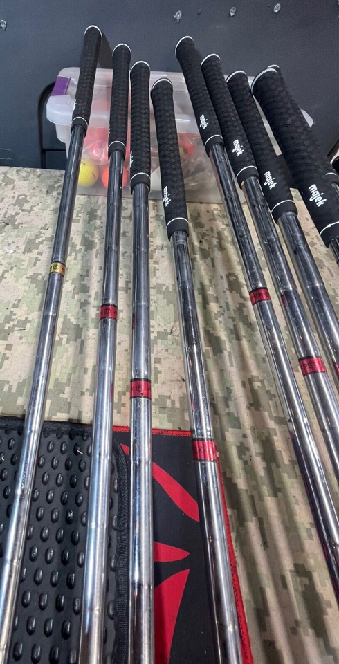 BEN HOGAN EDGE GS FORGED IRON SET 2-SW- GOOD SHAPE FT WORTH-NEW GRIPS ...