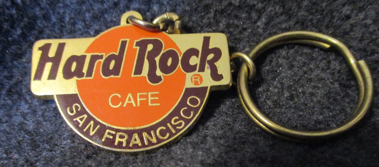 Vintage HARD ROCK CAFE SAN FRANCISCO Keychain Key Ring 1988 | eBay
