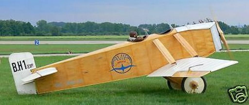 BH-1 Avia Airplane BH1 Desktop Wood Model Plane Big New | eBay