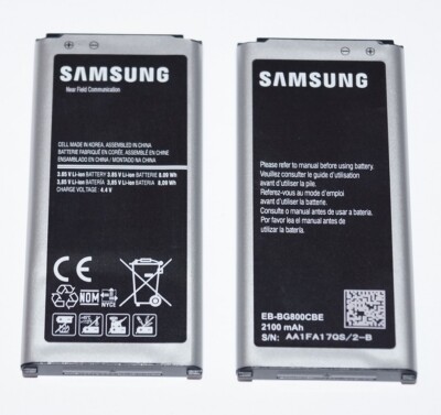 Original Samsung SM-G800F Galaxy S5 Mini Akku Battery Li-Ion 2100mAh EB ...