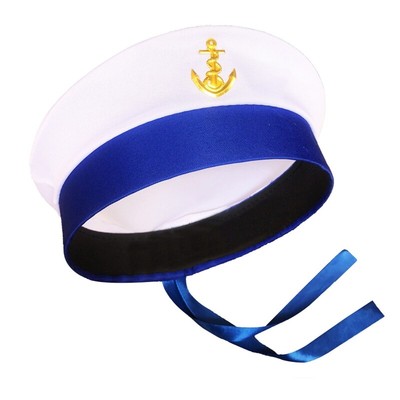 Sailor Hat Sailor Captain Costume Navy Marine Admiral Hat Yacht Captain Hat | eBay