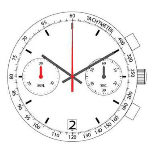 Genuine ISA 8371 (6371) Hands Chronograph Watch Movement | eBay