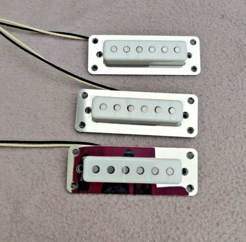 three guitar pick ups, single coil, vox style for projects with metal ...