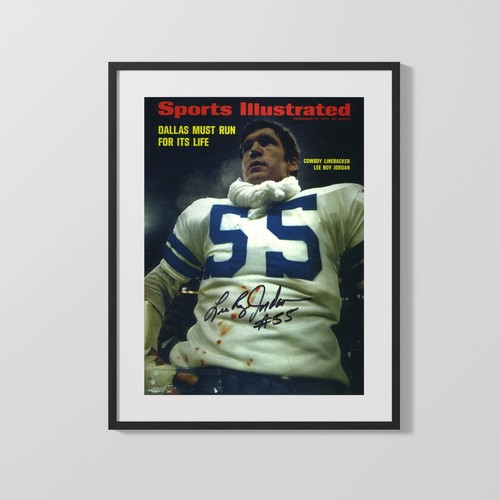 Football Autograph SI Print - Lee Roy Jordan - Dallas Iron Man | eBay