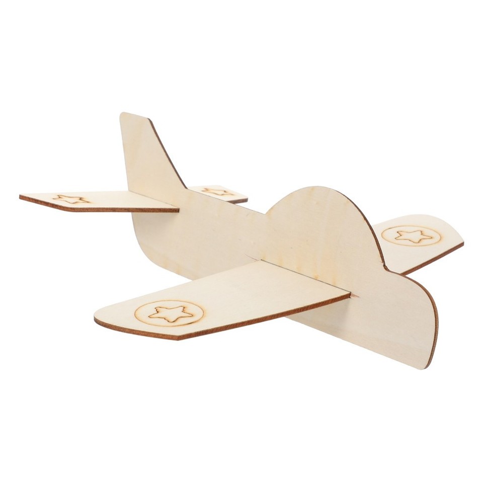 3pcs Blank Wooden Airplane Models Unfinished Airplane Small Airplane ...