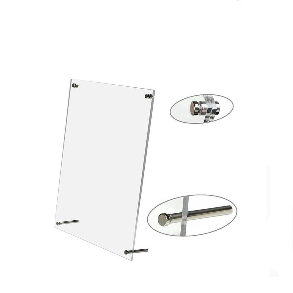 Modern Acrylic Photo Frame - Desktop/Free Standing (8x10 inch) | eBay