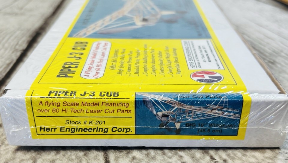 PIPER J-3 CUB Laser Cut Balsa Model Kit – 18” Wingspan – Herr ...